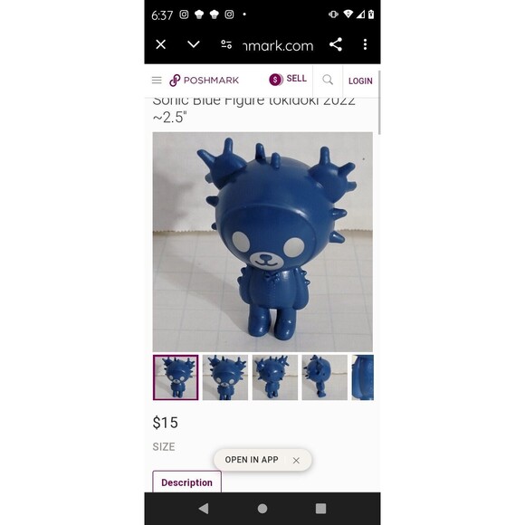 tokidoki | Toys | Tokidoki Sonic Blue Figure Blind Box Vinyl Figure ...